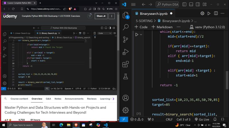Harsh Singh on LinkedIn: DAY 9 DSA IN PYTHON Today I learn about binary ... Harsh Singh on LinkedIn: DAY 9 DSA IN PYTHON Today I learn about binary ...