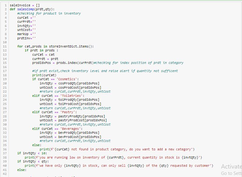 KOREDE JOSHUA on LinkedIn: #coding #python #inventorymanagement KOREDE JOSHUA on LinkedIn: #coding #python #inventorymanagement