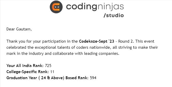 Gautam Verma on LinkedIn: #glbitm #codingninja #codekaze Gautam Verma on LinkedIn: #glbitm #codingninja #codekaze