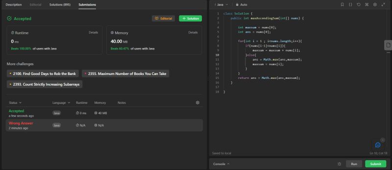 Om Wankhede on LinkedIn: #leetcode #100daysofcode #codingchallenge # ... Om Wankhede on LinkedIn: #leetcode #100daysofcode #codingchallenge # ...