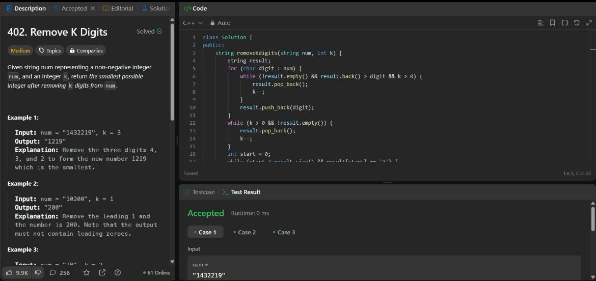 #100daysofcode #coding #leetcode #c #dsa #100daysofcode #problemsolving ... #100daysofcode #coding #leetcode #c #dsa #100daysofcode #problemsolving ...