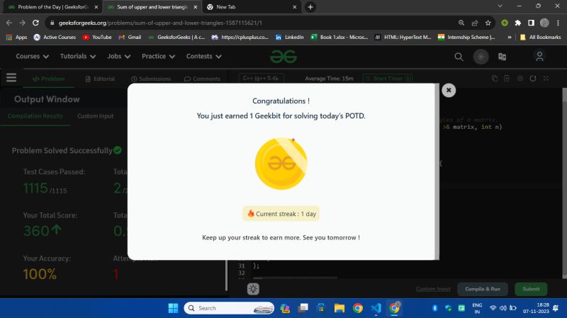 #100daysofcodechallenge #leetcode #gfg #dsa #cplusplus | Ayush Srivastav #100daysofcodechallenge #leetcode #gfg #dsa #cplusplus | Ayush Srivastav