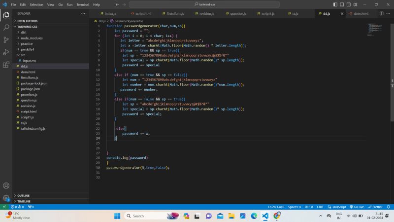 How to create password generator with JavaScript | Nitin Goswami posted ... How to create password generator with JavaScript | Nitin Goswami posted ...