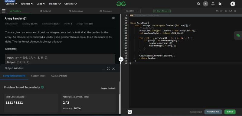 Shubh Gupta on LinkedIn: #dsa #codingjourney #arrays #problemsolving # ... Shubh Gupta on LinkedIn: #dsa #codingjourney #arrays #problemsolving # ...