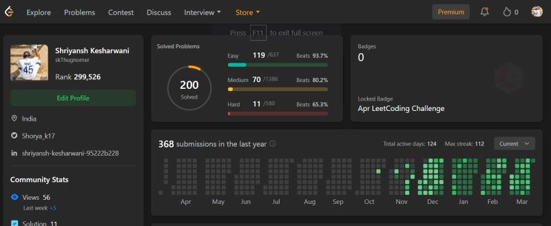 Shriyansh Kesharwani on LinkedIn: #leetcode #codingjourney #algorithm # ... Shriyansh Kesharwani on LinkedIn: #leetcode #codingjourney #algorithm # ...