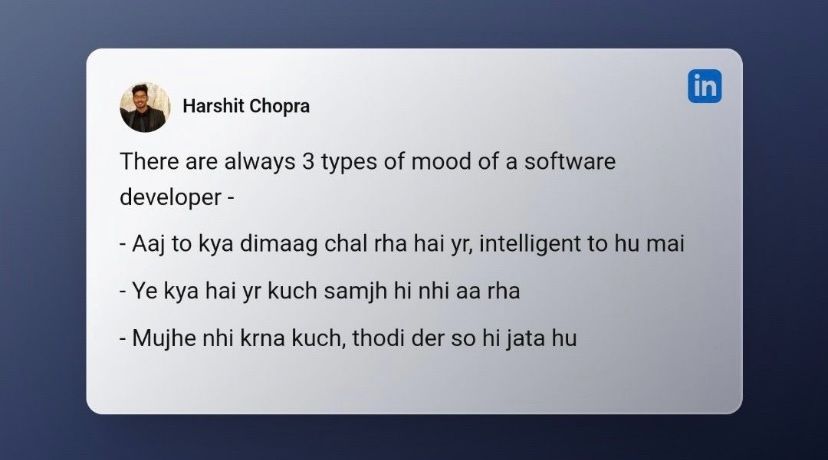 Tanishq Jaiswal posted on LinkedIn Tanishq Jaiswal posted on LinkedIn