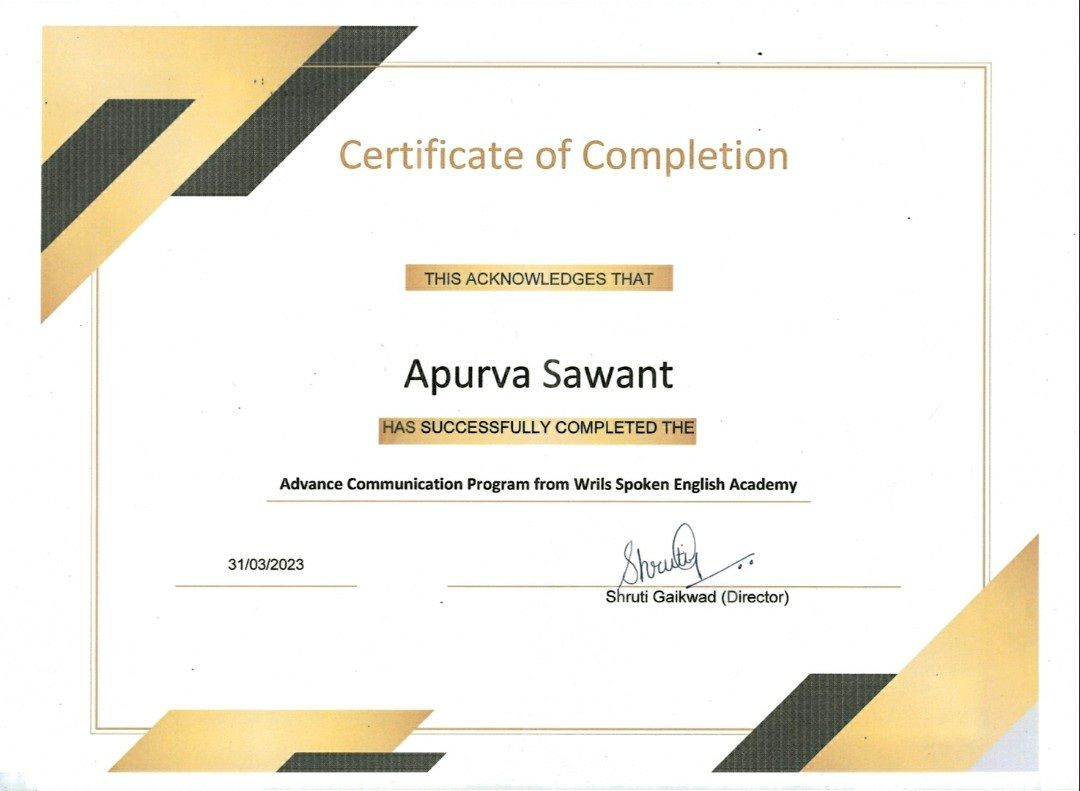Apurva Deepak Sawant on LinkedIn: #advancedcommunication # ... Apurva Deepak Sawant on LinkedIn: #advancedcommunication # ...
