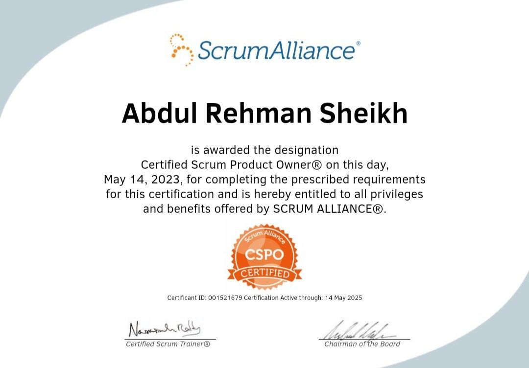 Abdul Rehman Sheikh PMP® posted on LinkedIn Abdul Rehman Sheikh PMP® posted on LinkedIn