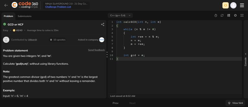 Aadya Patel on LinkedIn: #ninjaslayground #codingchallenge #keepcoding ... Aadya Patel on LinkedIn: #ninjaslayground #codingchallenge #keepcoding ...