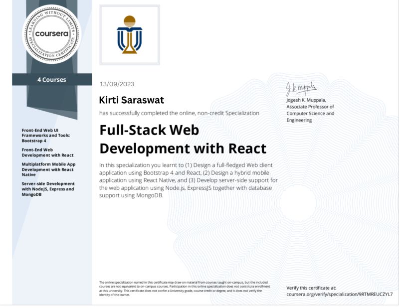 Kirti Saraswat on LinkedIn: #html #css #javascript #developer #reactjs ... Kirti Saraswat on LinkedIn: #html #css #javascript #developer #reactjs ...