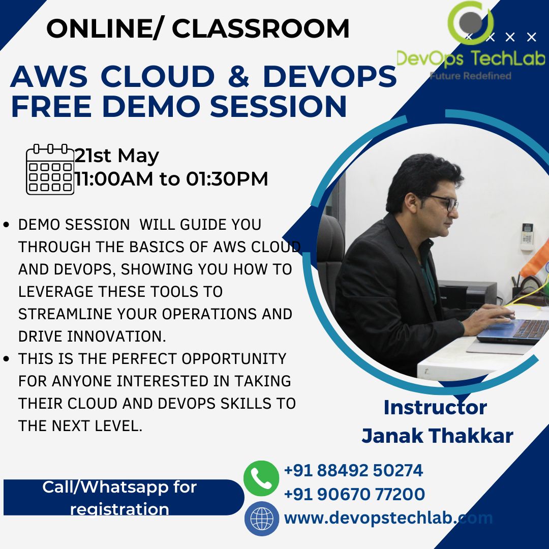 Janak Thakkar en LinkedIn: #aws #cloud #devops #awscloudtraining # ... Janak Thakkar en LinkedIn: #aws #cloud #devops #awscloudtraining # ...