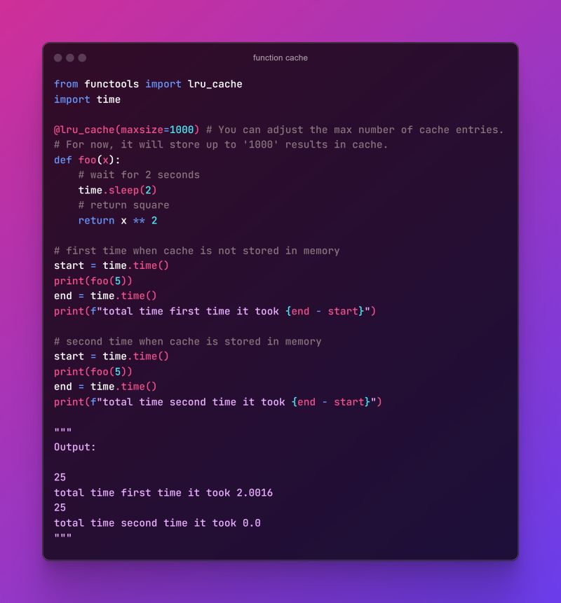 Hamza Mughal on LinkedIn: #python #codingtips #performance # ... Hamza Mughal on LinkedIn: #python #codingtips #performance # ...