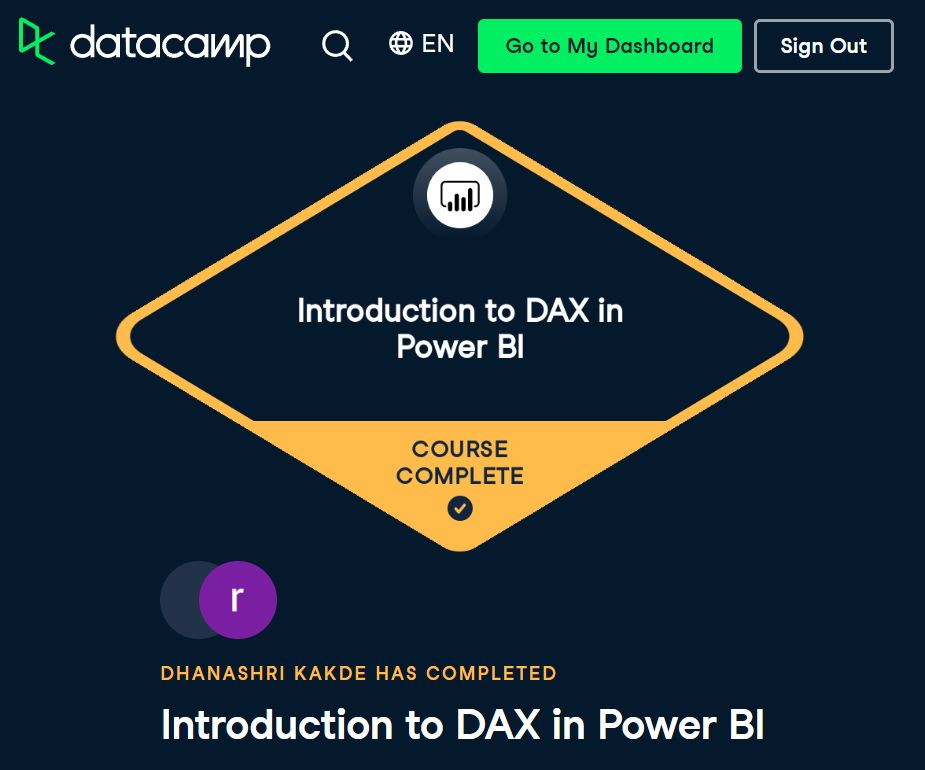 Dhanashri Kakde on LinkedIn: #dataanalysis #powerbi #dax Dhanashri Kakde on LinkedIn: #dataanalysis #powerbi #dax