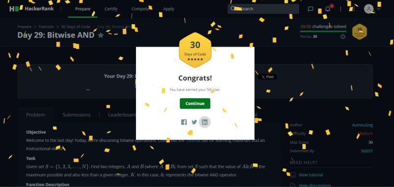 Sannidhya Sahu on LinkedIn: #30daysofcodechallenge #30daysofcode # ... Sannidhya Sahu on LinkedIn: #30daysofcodechallenge #30daysofcode # ...