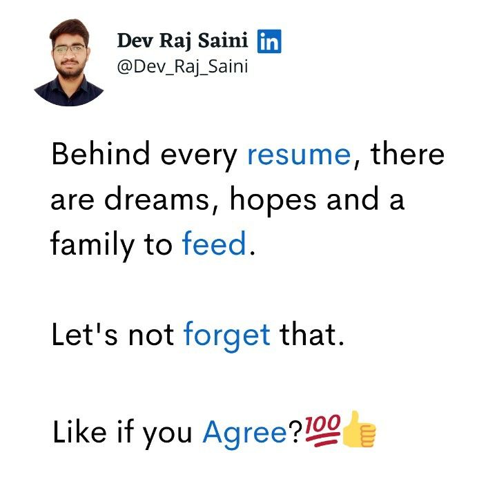 Dev Raj Saini on LinkedIn: #resume #struggles #ambitions #job #hiring # ... Dev Raj Saini on LinkedIn: #resume #struggles #ambitions #job #hiring # ...