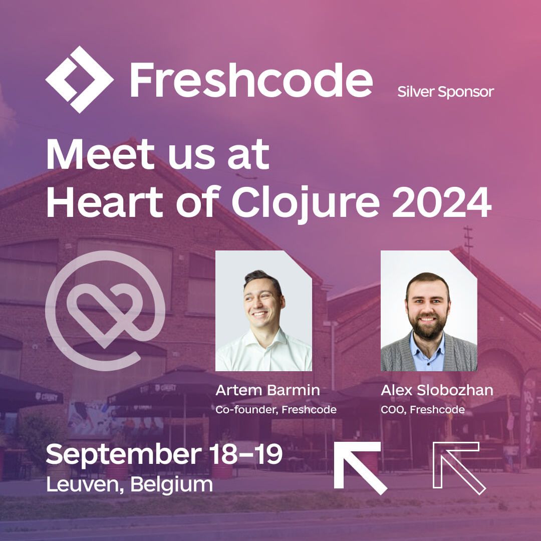 FRESHCODE on LinkedIn: #heartofclojure #clojure #freshcodeit # ... FRESHCODE on LinkedIn: #heartofclojure #clojure #freshcodeit # ...