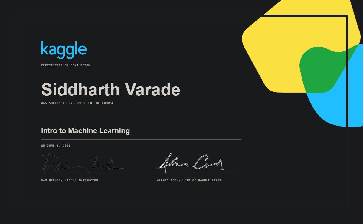 Siddharth Varade on LinkedIn: #machinelearning #datascience #kaggle Siddharth Varade on LinkedIn: #machinelearning #datascience #kaggle