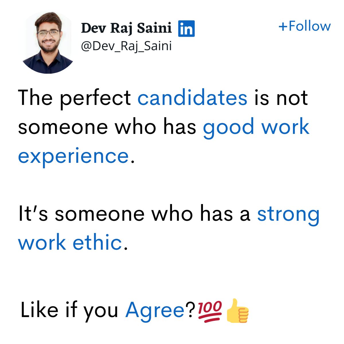 Dev Raj Saini on LinkedIn: #candidate #work #experience #job # ... Dev Raj Saini on LinkedIn: #candidate #work #experience #job # ...