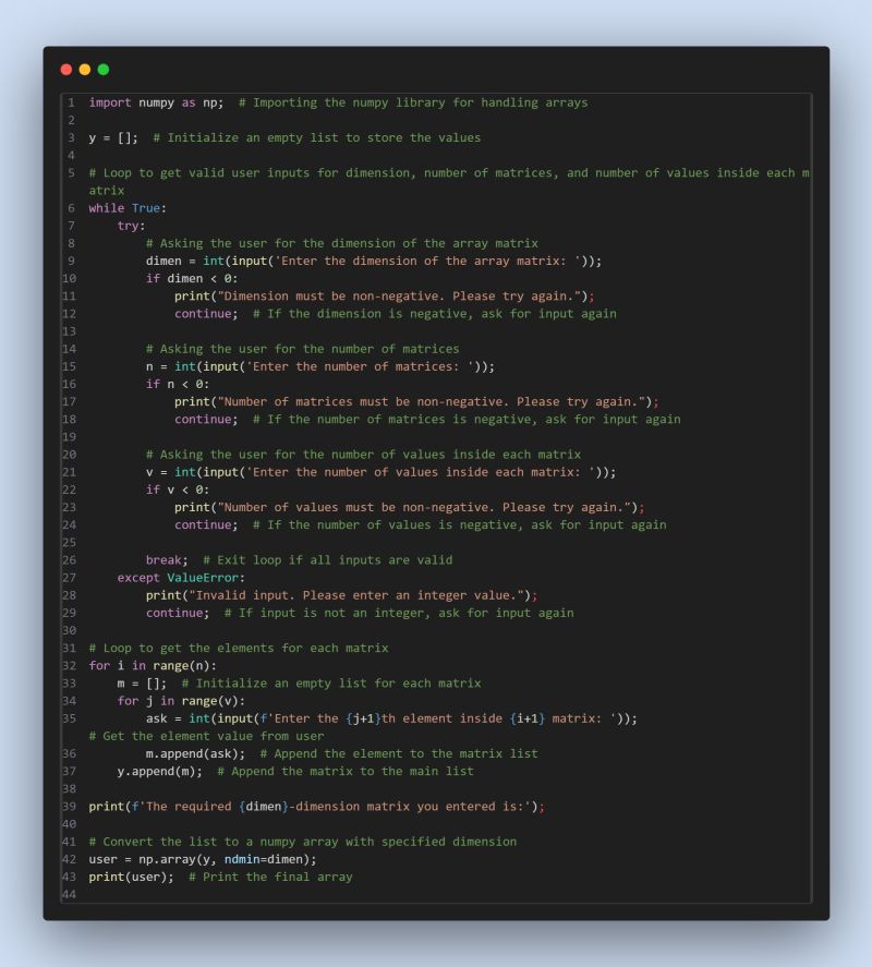 Aadit Sharma on LinkedIn: #arrays #numpy #python Aadit Sharma on LinkedIn: #arrays #numpy #python
