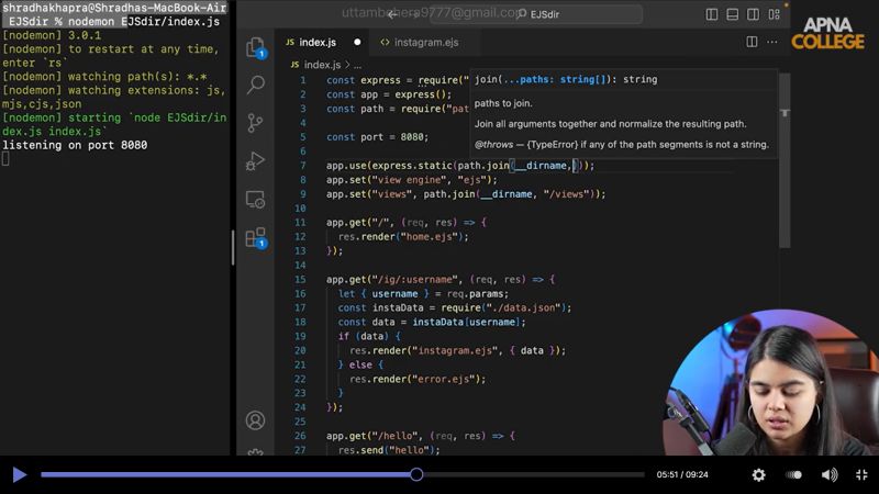 Uttam Behera on LinkedIn: #ejs #webdev #learningjourney #apnacollege # ... Uttam Behera on LinkedIn: #ejs #webdev #learningjourney #apnacollege # ...