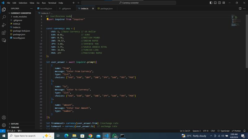 #ramdancodingnight #currencyconverter #typescript #project5… | Rahat Bano #ramdancodingnight #currencyconverter #typescript #project5… | Rahat Bano