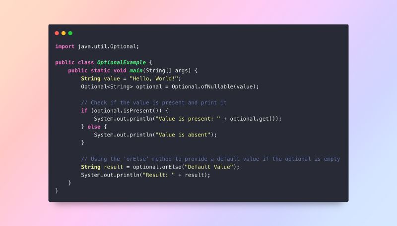 Azer Messaoud on LinkedIn: #java #optional #nullsafety # ... Azer Messaoud on LinkedIn: #java #optional #nullsafety # ...
