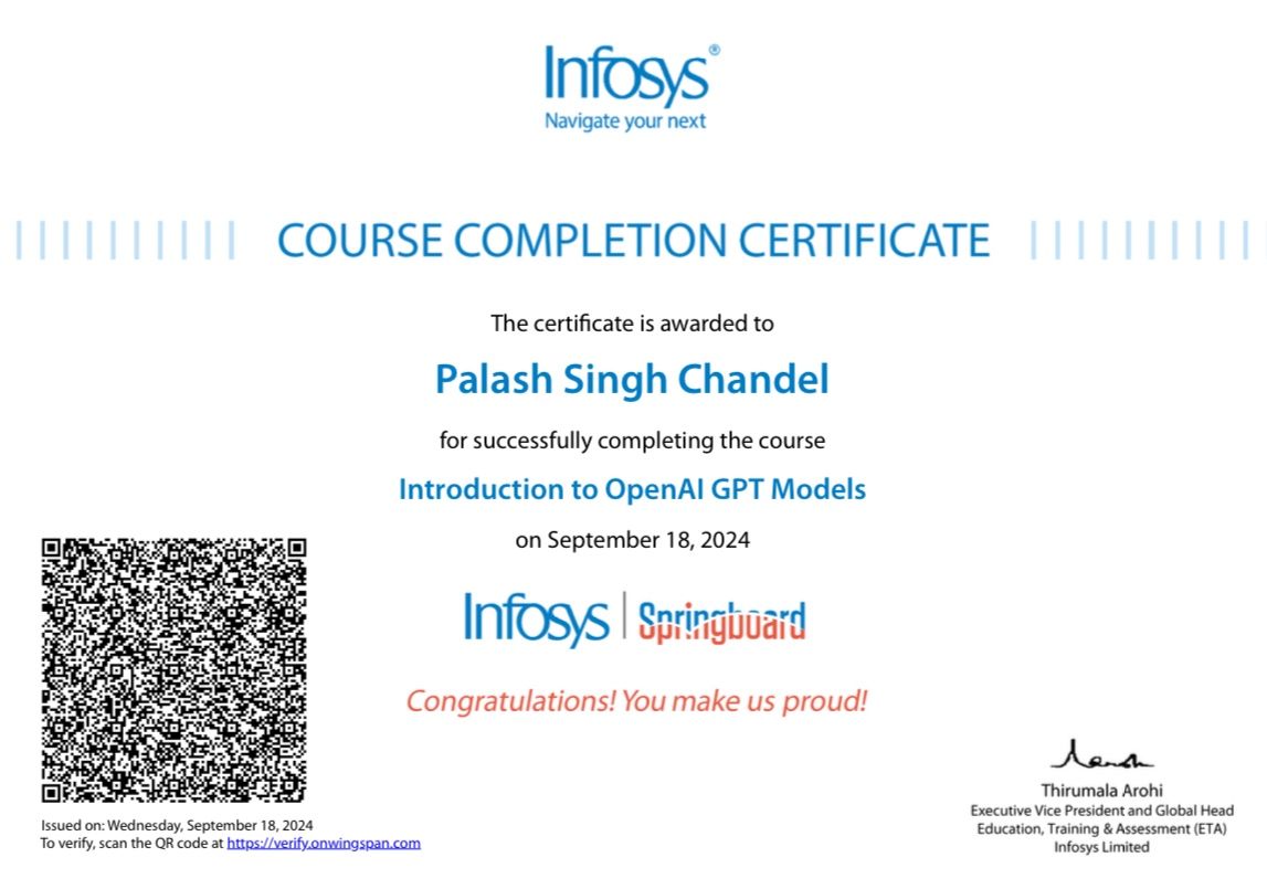 Palash Singh Chandel on LinkedIn: #openai #gpt #artificialintelligence ... Palash Singh Chandel on LinkedIn: #openai #gpt #artificialintelligence ...