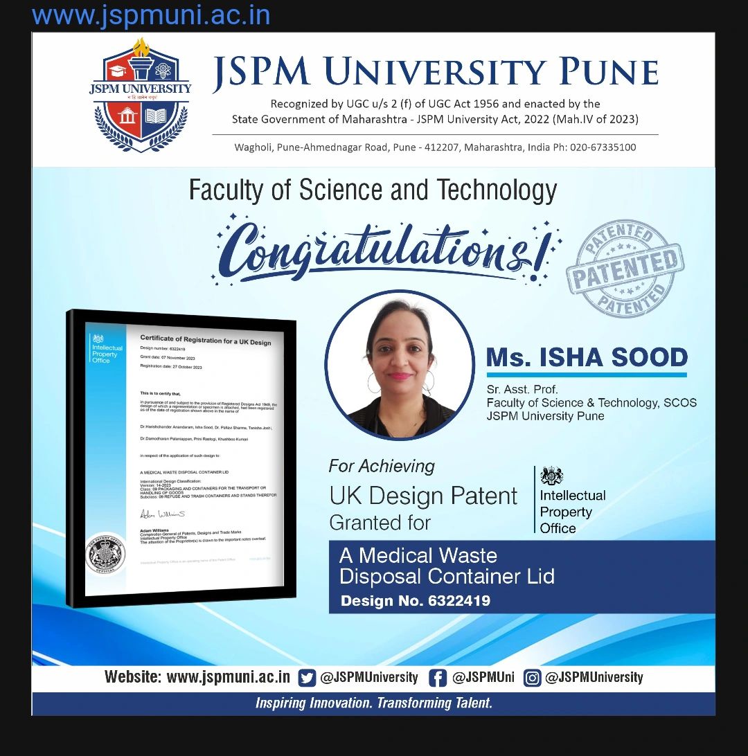 Isha Sood on LinkedIn: Got UK design patent granted......on A medical ... Isha Sood on LinkedIn: Got UK design patent granted......on A medical ...