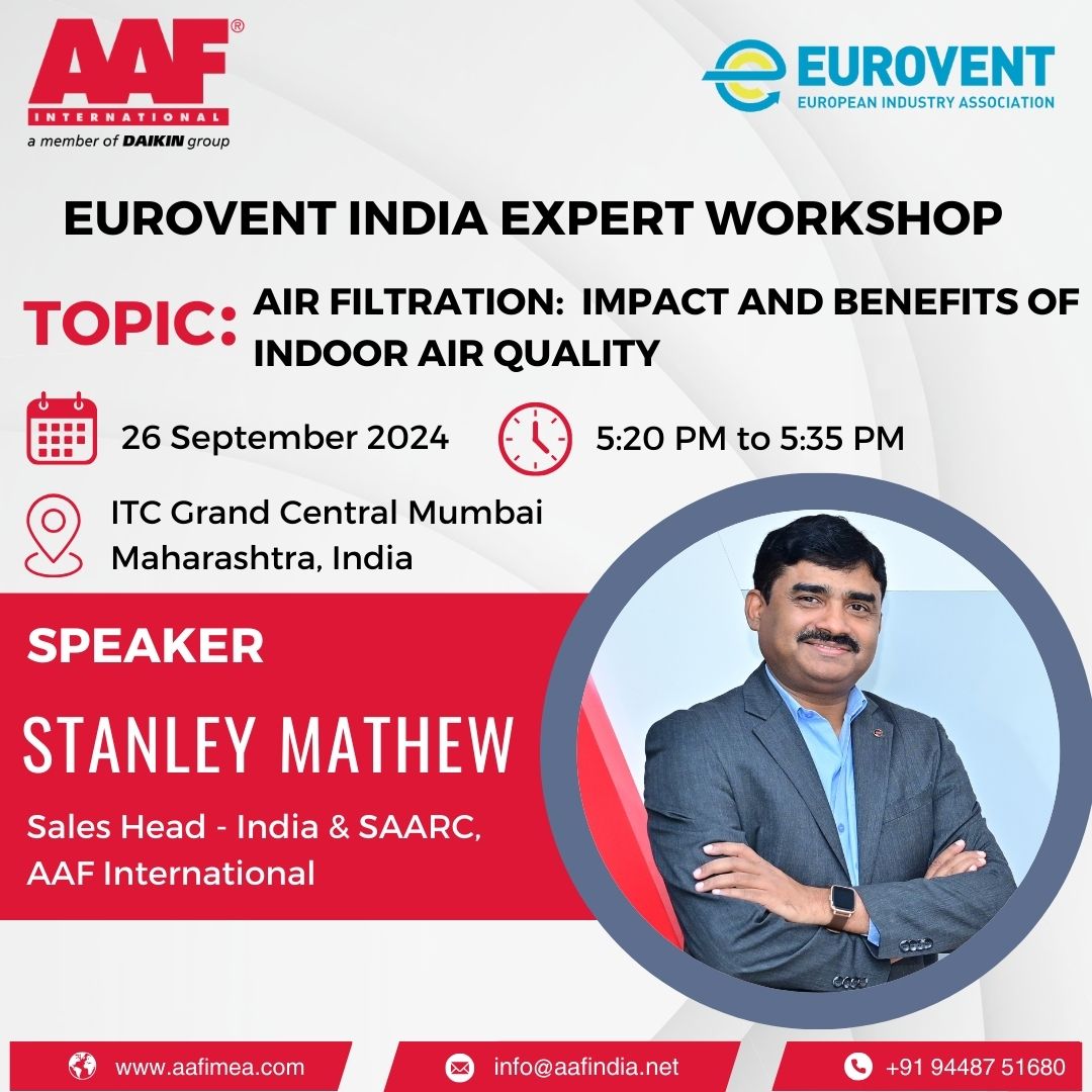 AAF (American Air Filter) EEMEA, CIS & SAARC on LinkedIn: Join us at ... AAF (American Air Filter) EEMEA, CIS & SAARC on LinkedIn: Join us at ...