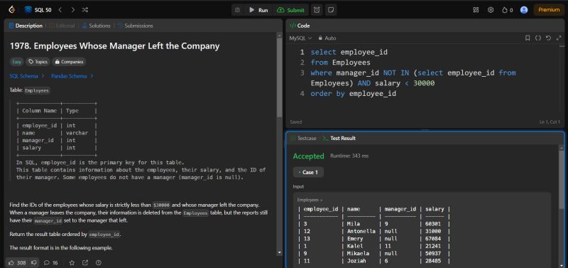 #20daysofsql #sql #dataanalytics #problemsolving #leetcode… | Mohit Singhal #20daysofsql #sql #dataanalytics #problemsolving #leetcode… | Mohit Singhal