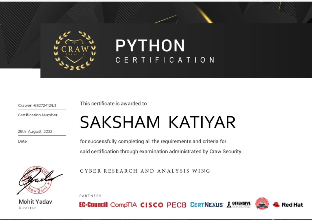 Saksham Katiyar on LinkedIn: python programming Saksham Katiyar on LinkedIn: python programming
