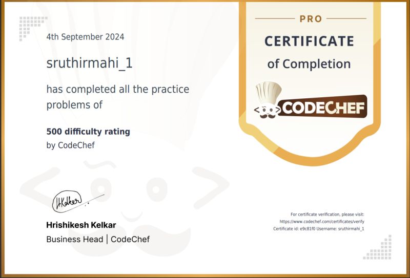 Sruthi Pothala on LinkedIn: #codechef #python #programming #codingchallenge Sruthi Pothala on LinkedIn: #codechef #python #programming #codingchallenge