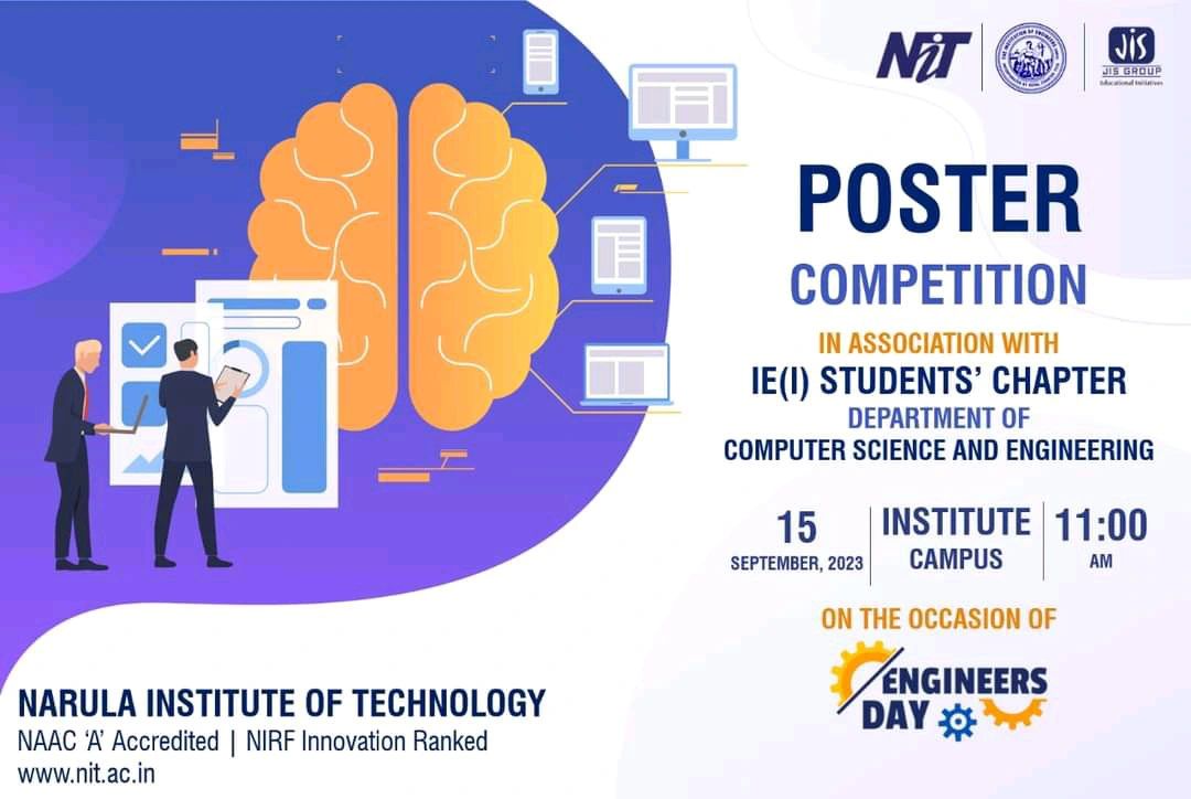 Narula Institute of Technology on LinkedIn: #postercompetition #cse # ... Narula Institute of Technology on LinkedIn: #postercompetition #cse # ...