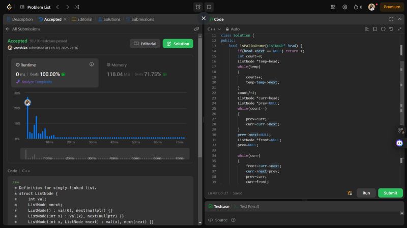 #100daysofcode #codingjourney #leetcode #growthmindset #linkedlists ... #100daysofcode #codingjourney #leetcode #growthmindset #linkedlists ...