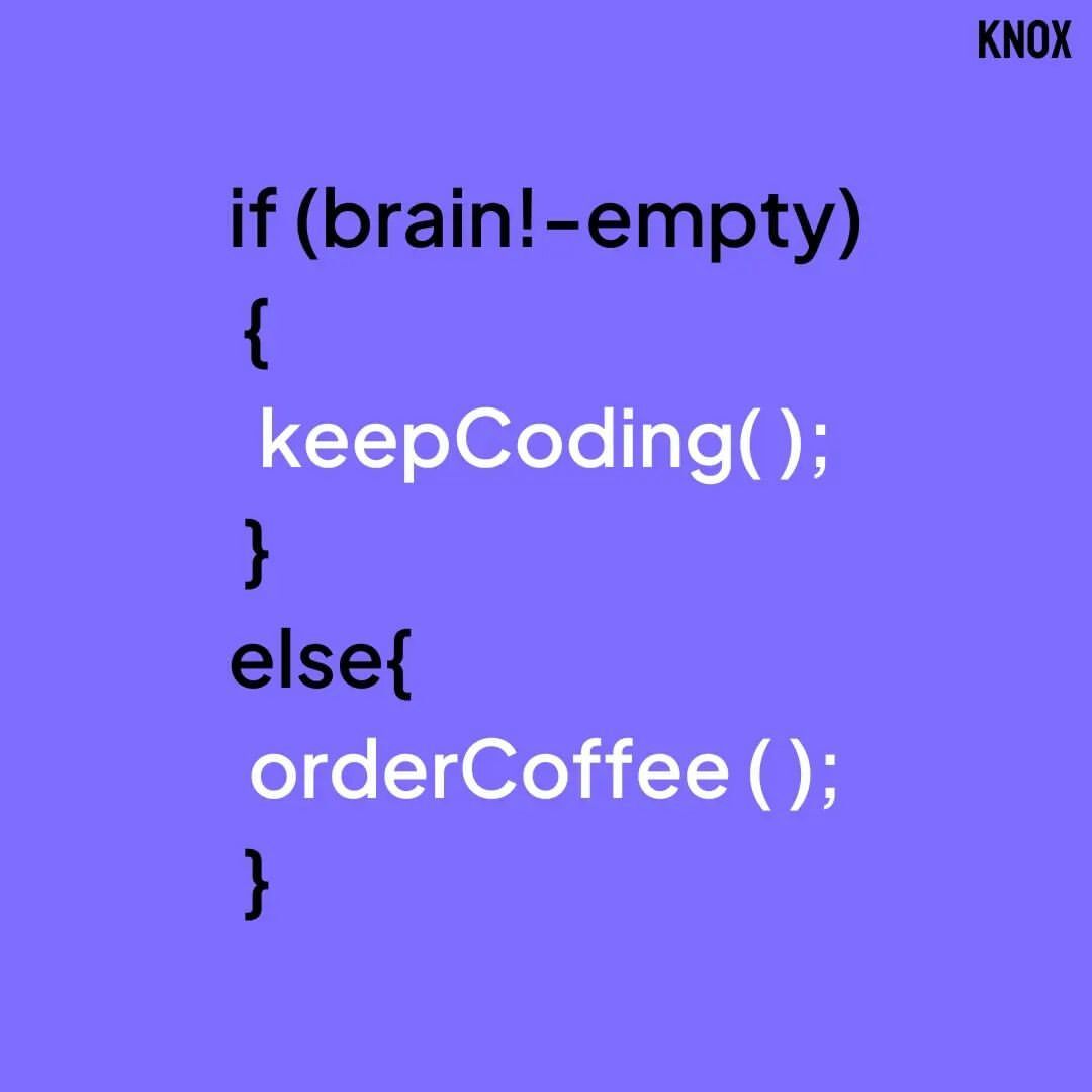 Knox on LinkedIn: #codelife #programmerhumor #codeninja #codingjokes Knox on LinkedIn: #codelife #programmerhumor #codeninja #codingjokes