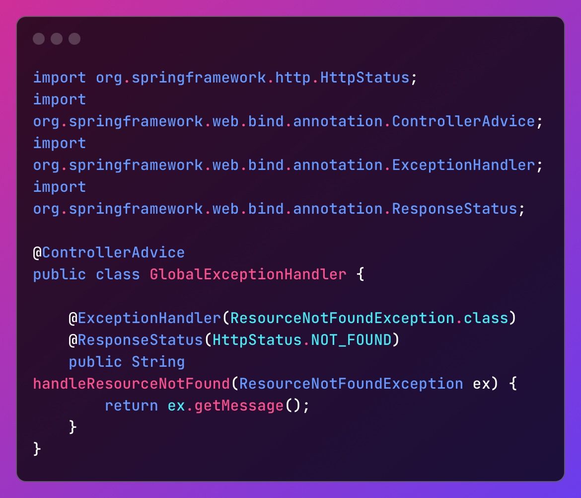 Aniket Katkar on LinkedIn: #springboot #java #errorhandling # ... Aniket Katkar on LinkedIn: #springboot #java #errorhandling # ...