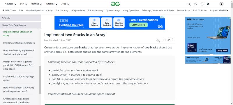 #dsa #stacks #algorithms #java #coding #tech #problemsolving… | Nirbhay ... #dsa #stacks #algorithms #java #coding #tech #problemsolving… | Nirbhay ...