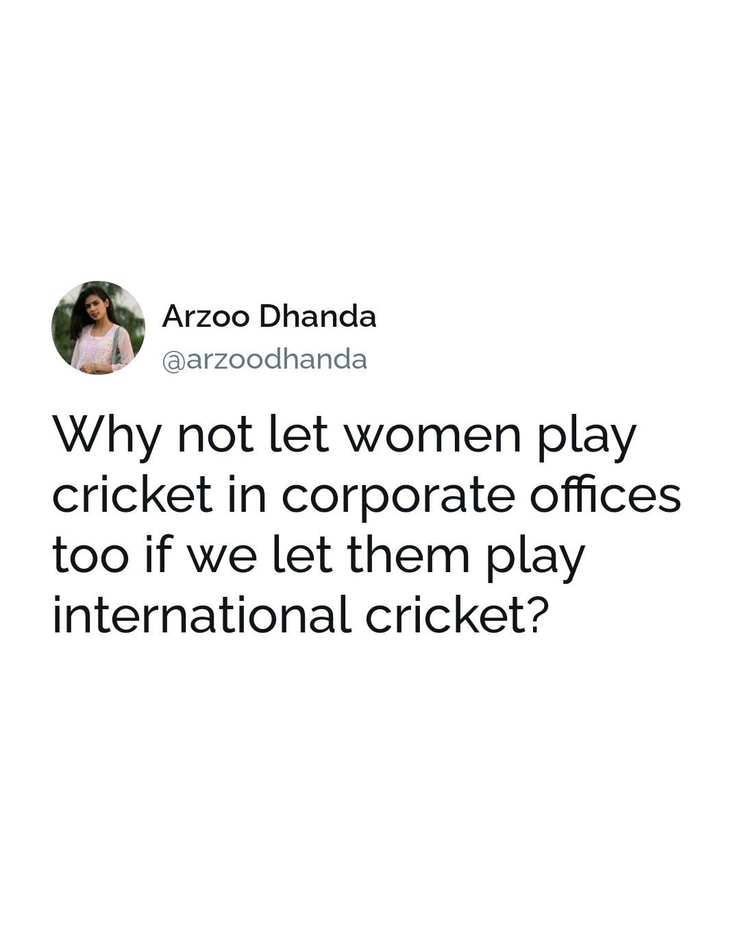 Arzoo Dhanda on LinkedIn: #womenempowerment Arzoo Dhanda on LinkedIn: #womenempowerment
