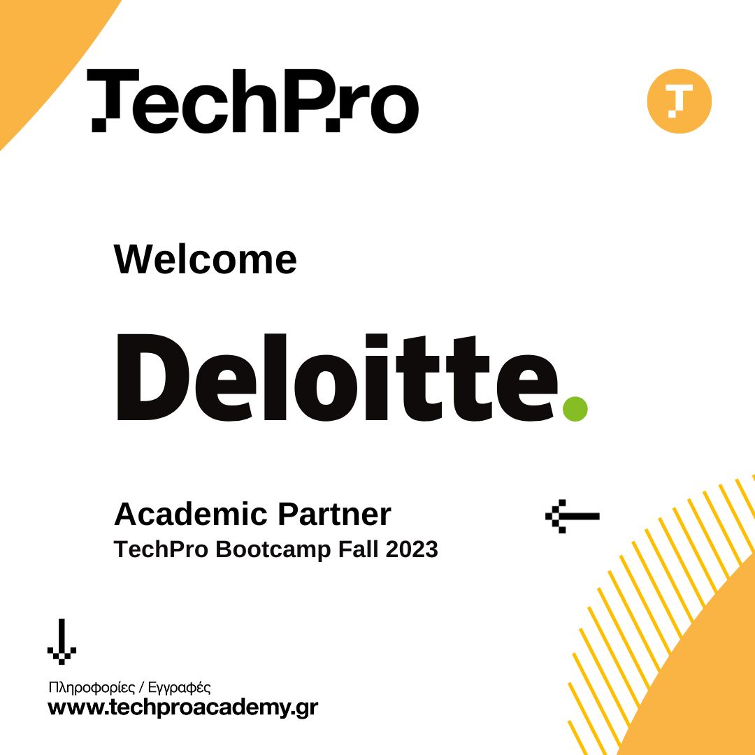 TechPro Academy on LinkedIn: #deloittegreece #techpro #thessaloniki # ... TechPro Academy on LinkedIn: #deloittegreece #techpro #thessaloniki # ...