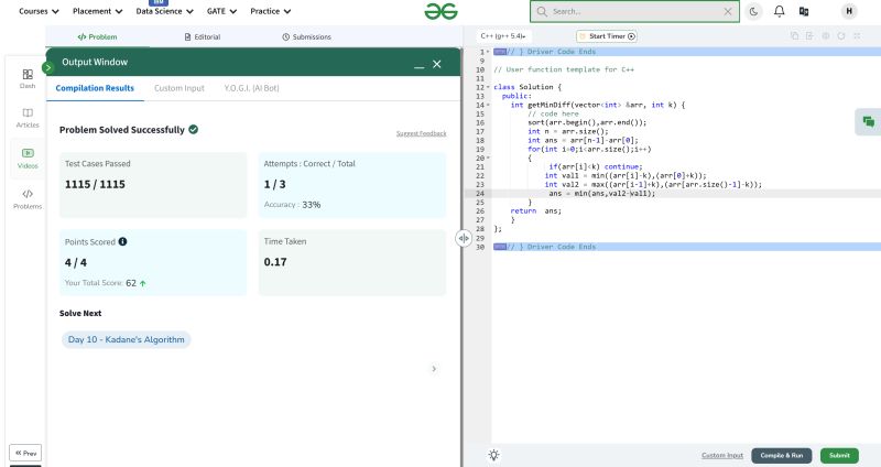 #geeksforgeeks #gfg #gfg160 #dsa #codingchallenge #programming… | Harsh ... #geeksforgeeks #gfg #gfg160 #dsa #codingchallenge #programming… | Harsh ...