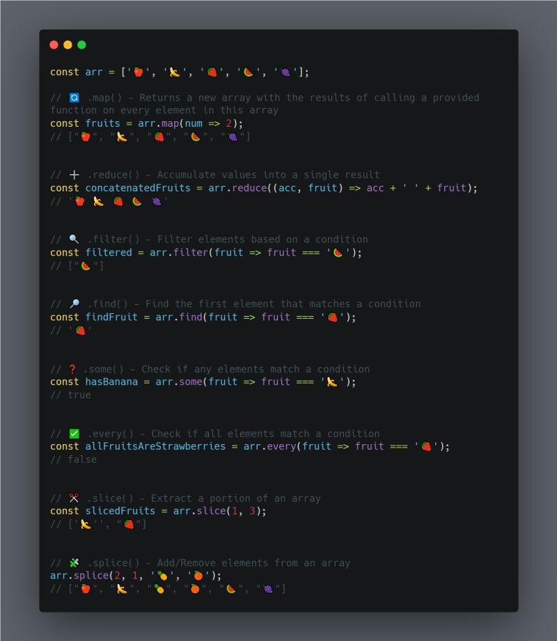 Mohammad Shahzaib on LinkedIn: #javascript #arraymethods #cheatsheet # ... Mohammad Shahzaib on LinkedIn: #javascript #arraymethods #cheatsheet # ...