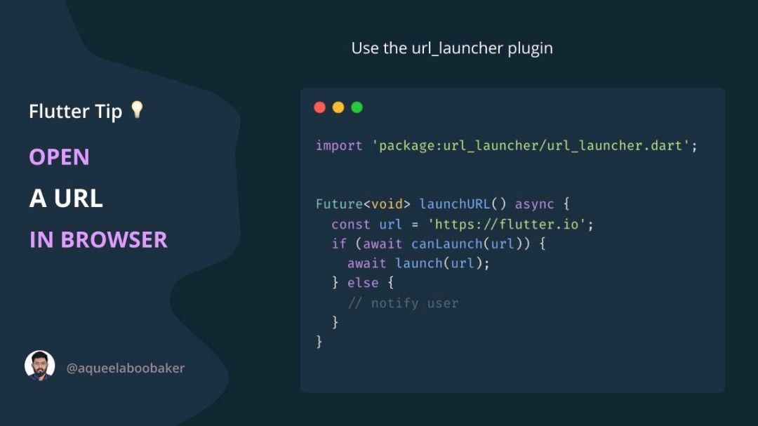 #Flutter tip 💡 | Afaq Ahmad #Flutter tip 💡 | Afaq Ahmad