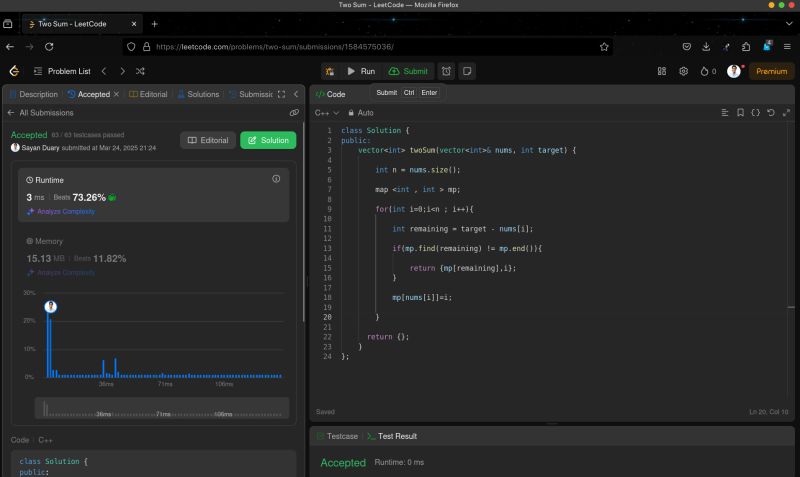 🔍 Optimizing the Two Sum Problem with Ordered Maps in C++ The Two Sum ... 🔍 Optimizing the Two Sum Problem with Ordered Maps in C++ The Two Sum ...