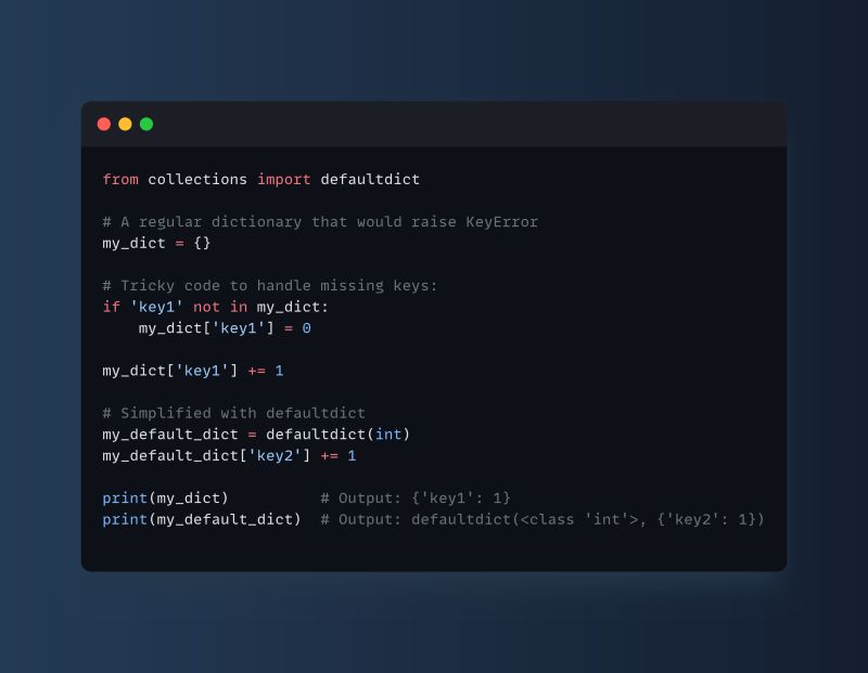 Mohamed Ali on LinkedIn: #python #codingtips #cleancode #developers # ... Mohamed Ali on LinkedIn: #python #codingtips #cleancode #developers # ...