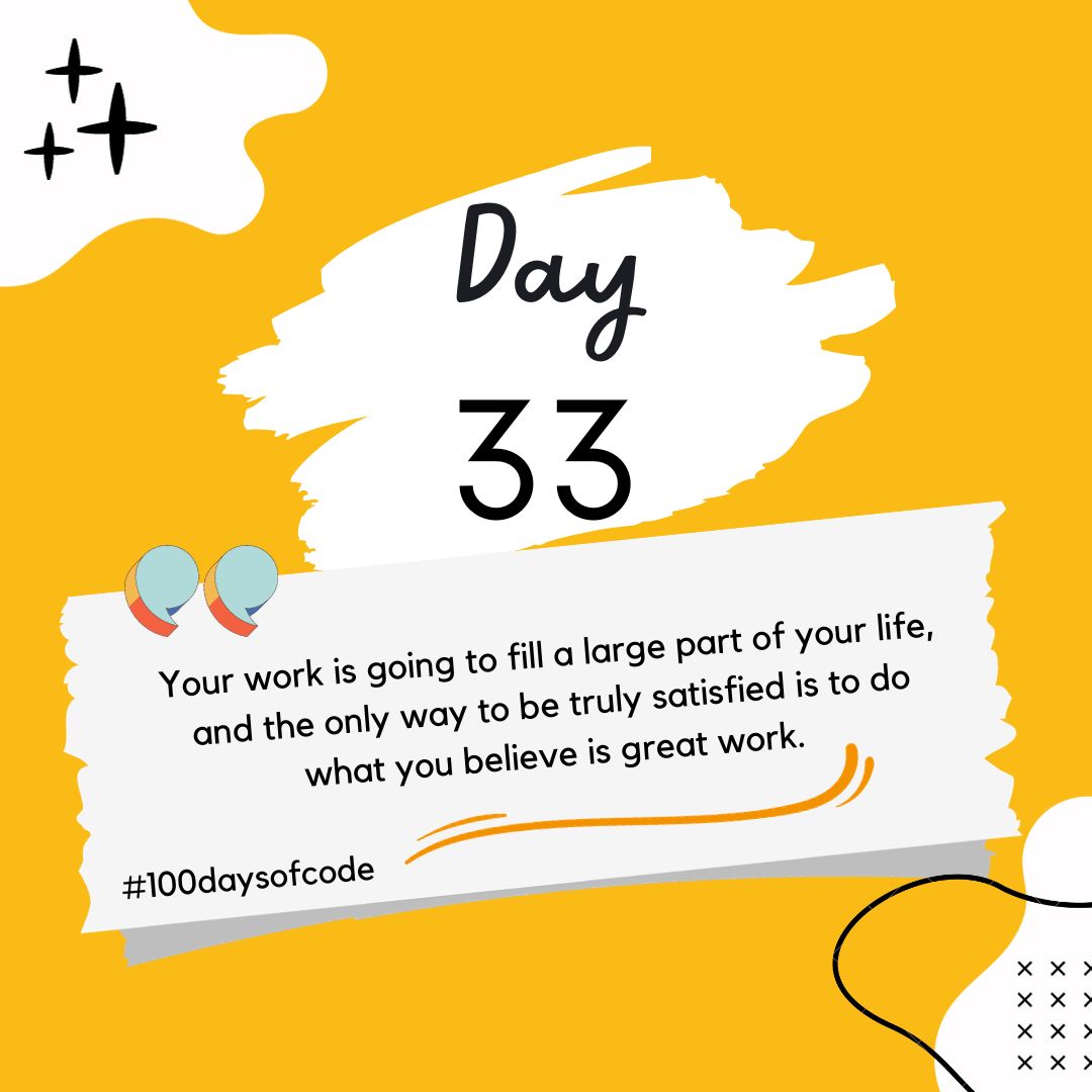 My day 33 of #100daysofcodechallenge | Anjali Meshram posted on the ... My day 33 of #100daysofcodechallenge | Anjali Meshram posted on the ...