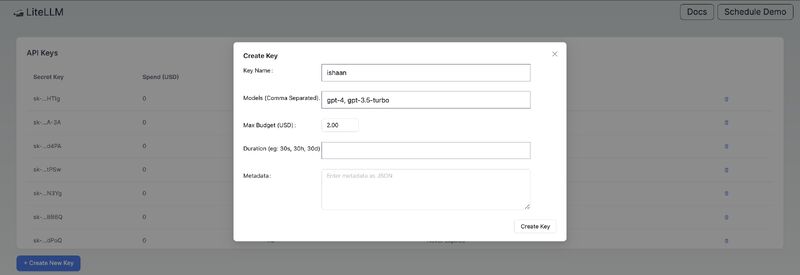 Ishaan Jaffer on LinkedIn: LiteLLM 1.20.3 💥 Use LiteLLM UI to Create ... Ishaan Jaffer on LinkedIn: LiteLLM 1.20.3 💥 Use LiteLLM UI to Create ...