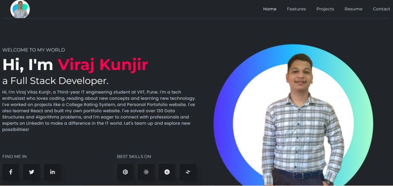 Launching my new personal website with React and Tailwind | Viraj ... Launching my new personal website with React and Tailwind | Viraj ...