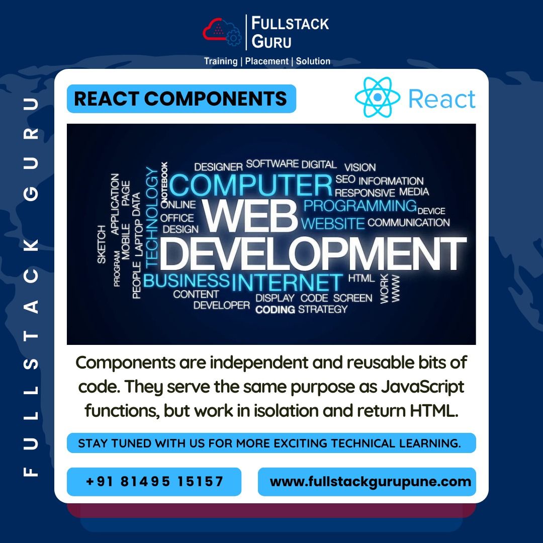 Learn about React Components | Ajinkya Shinde posted on the topic ... Learn about React Components | Ajinkya Shinde posted on the topic ...