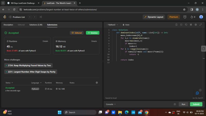 Day 16 of 100 Days of LeetCode Challenge with edSlash | Himanshi Verma ... Day 16 of 100 Days of LeetCode Challenge with edSlash | Himanshi Verma ...