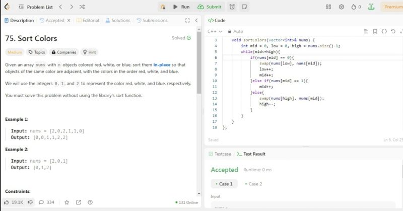 Prithvi Mehta on LinkedIn: #leetcode #sortcolors #dutchnationalflag # ... Prithvi Mehta on LinkedIn: #leetcode #sortcolors #dutchnationalflag # ...